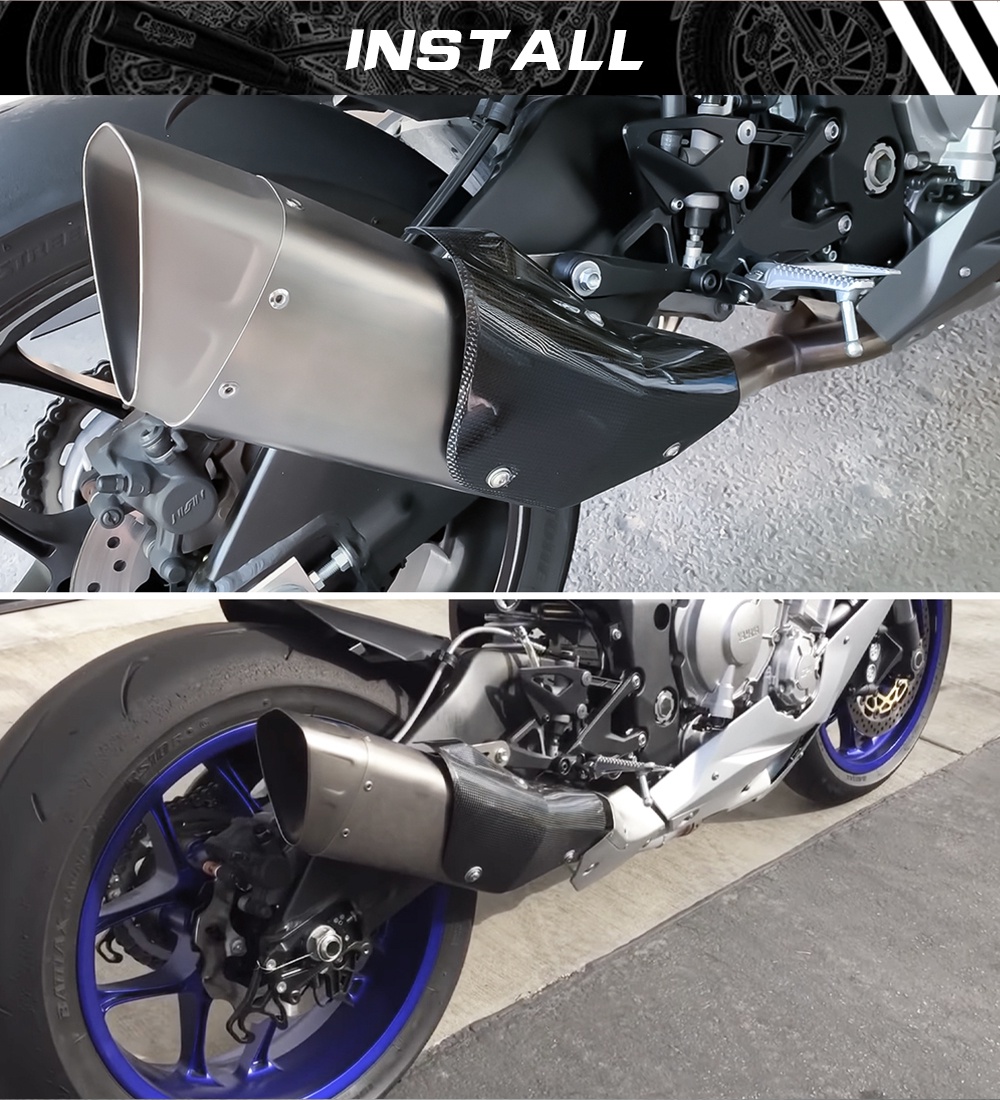 High Quality Akrapovic M1/R1 with DB killer/Silencer included 51mm ...