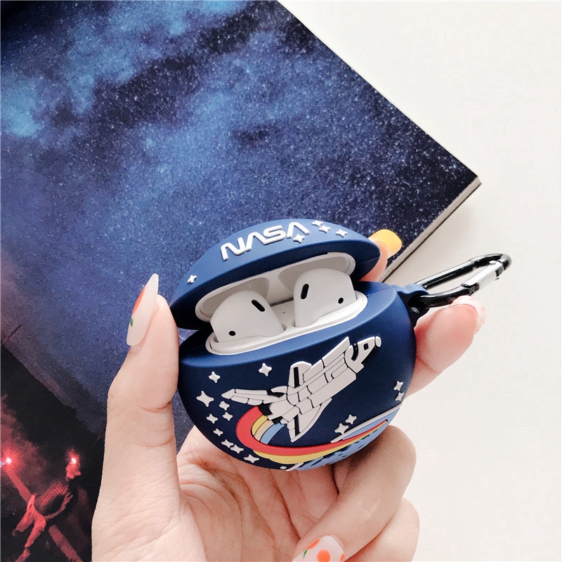 Space Universe AirPods New Silicone Case Cute Cartoon NASA Planetary ...