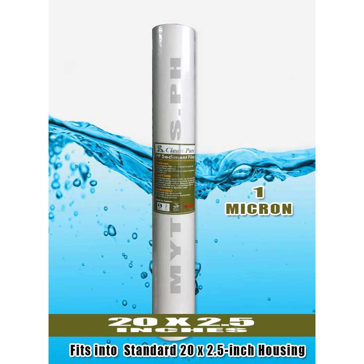 20SL Clean Pure Antibacterial Sediment Filter 20SL | Shopee Philippines