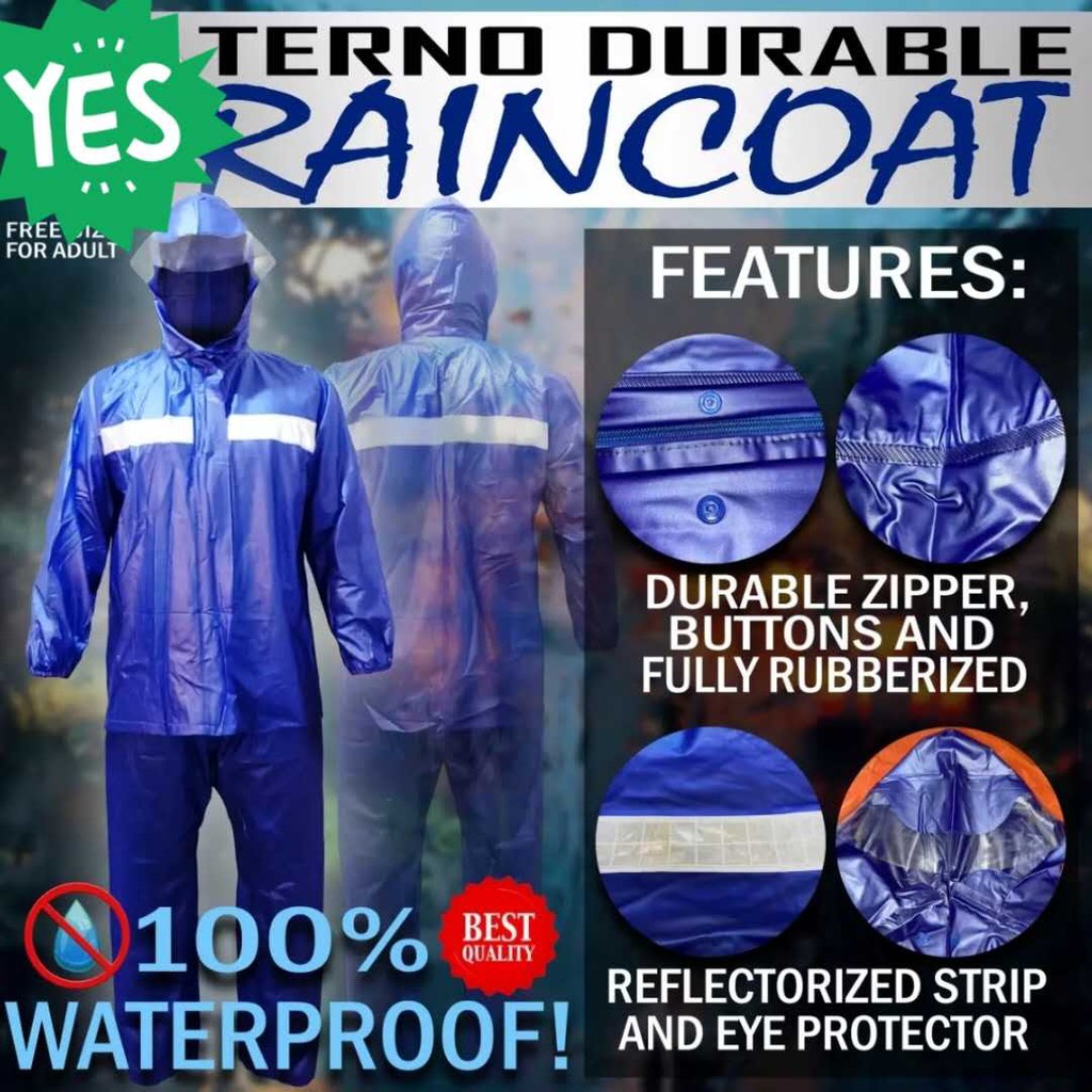 NO.1 High Quality Motorcycle Waterproof Rain Coat Front and Back ...