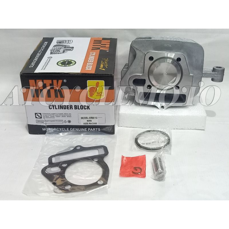 MTK CYLINDER BLOCK XRM 110 STD, 53MM, 54MM, 56MM | Shopee Philippines