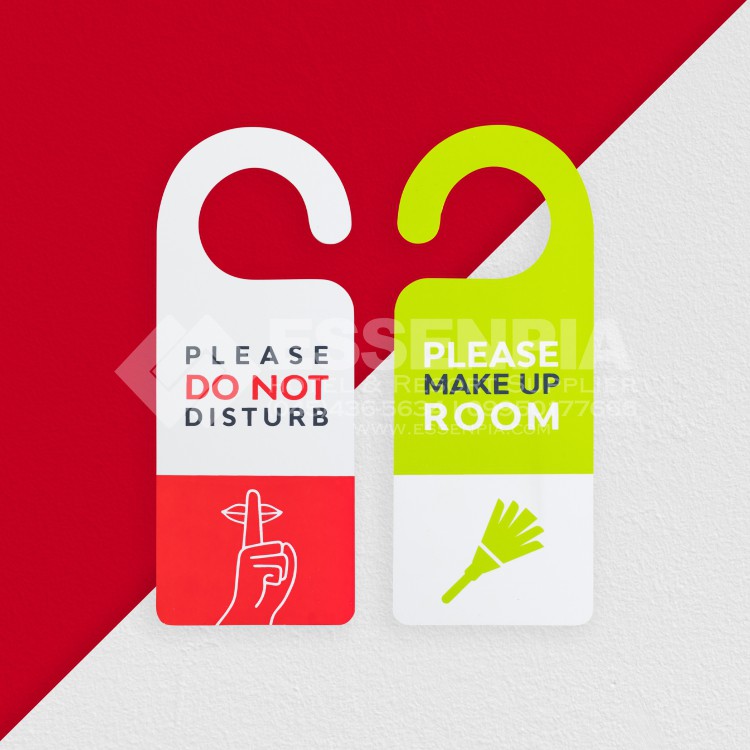 Classic Hotel DOOR SIGNAGE Door Hang (DO NOT DISTURB SIGN - PLEASE MAKE ...