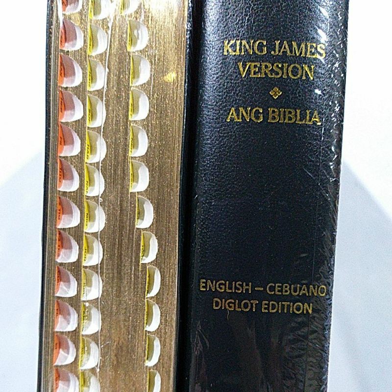 KJV Bible Diglot (English-Cebuano) | Shopee Philippines