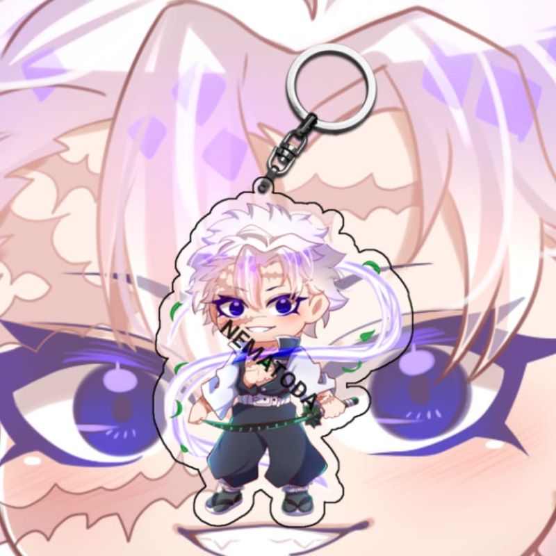 GANTUNGAN Kimetsu No Yaiba Sanemi Anime Keychain - Kimetsu No Yaiba ...