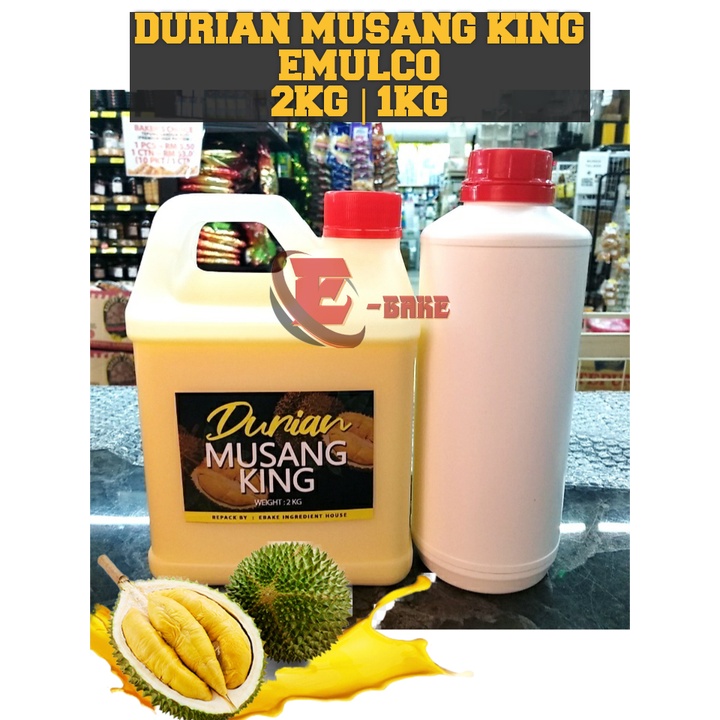 DURIAN MUSANG KING EMULCO 1KG 2KG PERASA DURIAN MUSANG KING 1KG 2KG ...