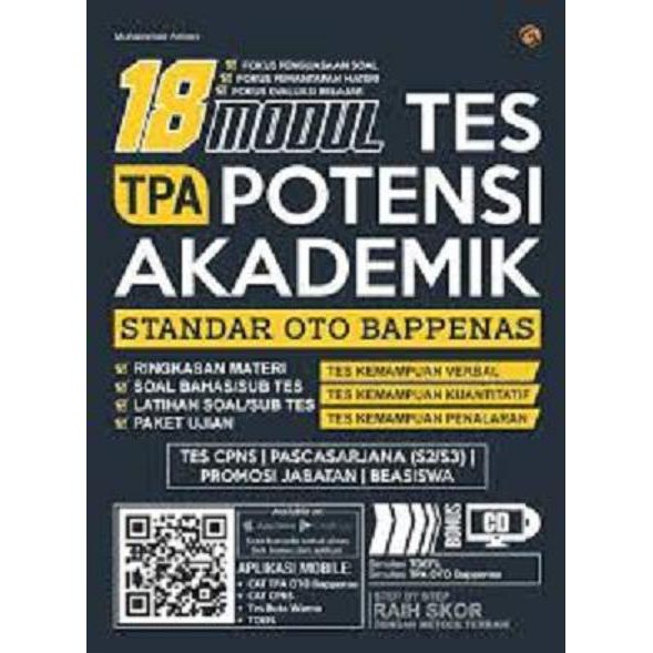 18 TPA MODULE STANDARD ACADEMIC POTENTIAL TEST TPA Bappenas OTO ...
