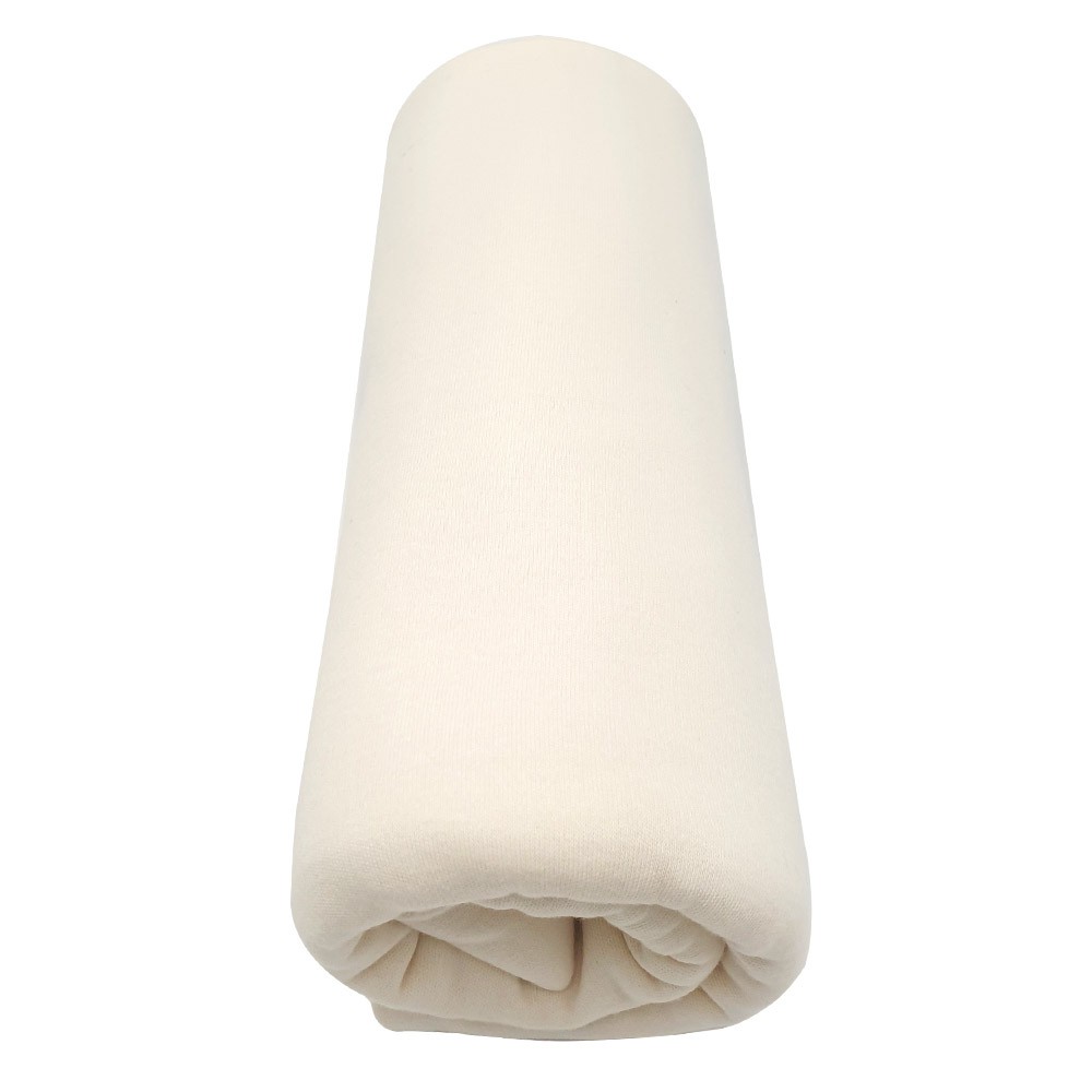 Organic Cotton Reversible Interlock Fabric Natural beige | Shopee ...