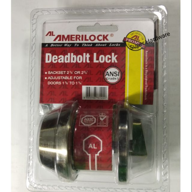 Amerilock Deadbolt Lock (Single) #101 | Shopee Philippines