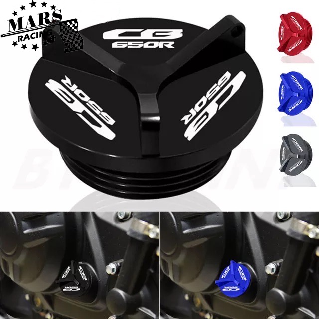 Motorcycle Accessories Oil Filler Cap Oil Plug Cover Laser Logo Engine ...