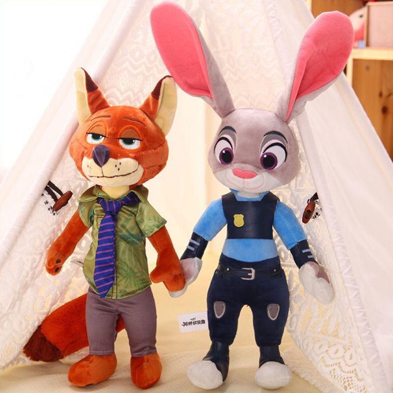 Colorful Plush Zootopia/zootropolis Toy Featuring Judy Hopps Nick ...