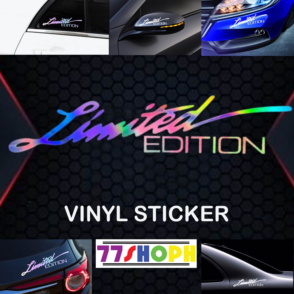 LIMITED EDITION Vinyl Sticker | Shopee Philippines