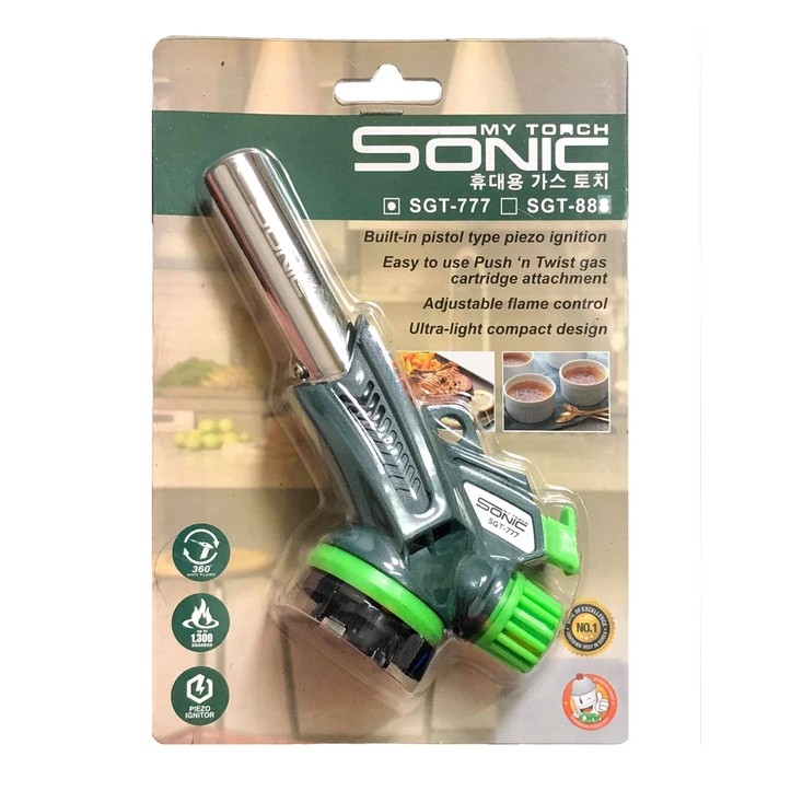 Sonic SGT-777 One Touch Butane Gas Torch (Korea) •khm megatools ...