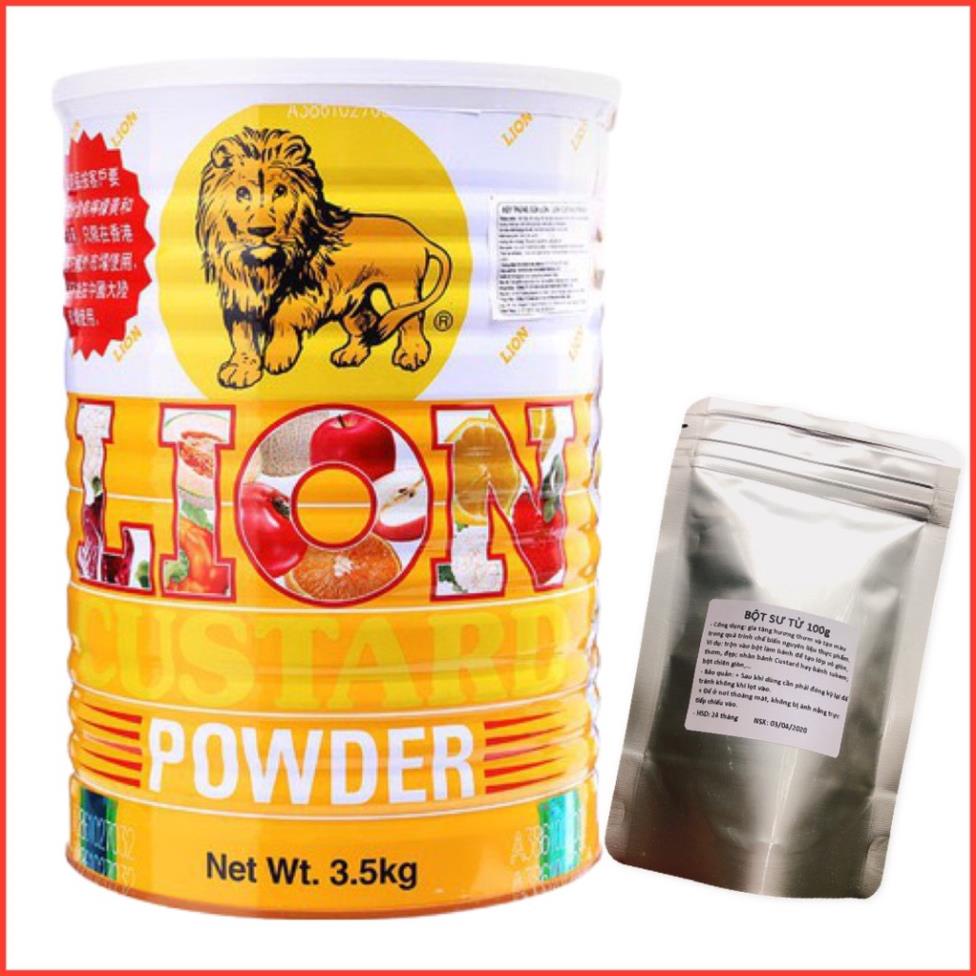 Lion powder, Lion custard powder 100g | Shopee Philippines