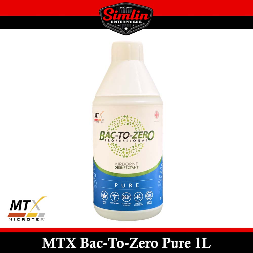 MTX Bac-To-Zero Solution Pure Unscented 1000mL 1L Microtex | Shopee ...