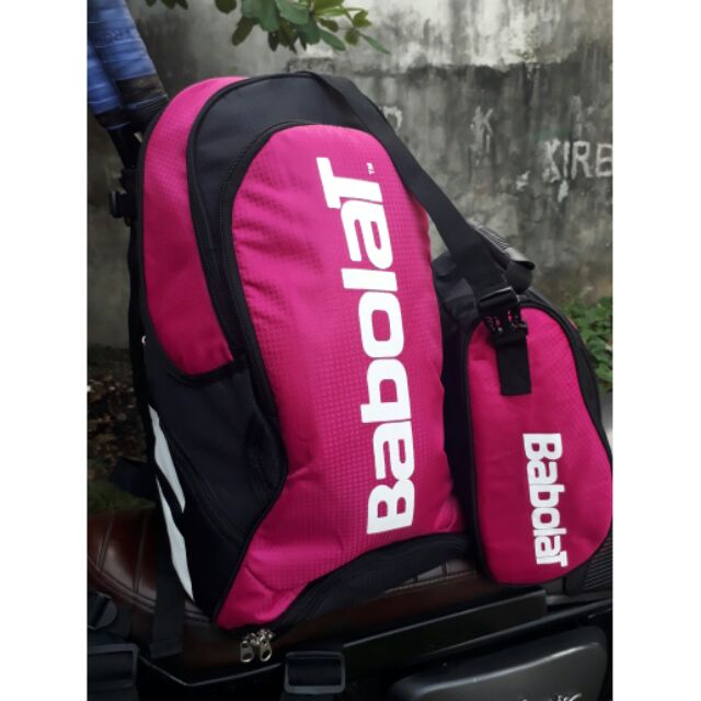 Babolat Pink Tennis Back Pack with FREE shoe bag | Shopee Philippines