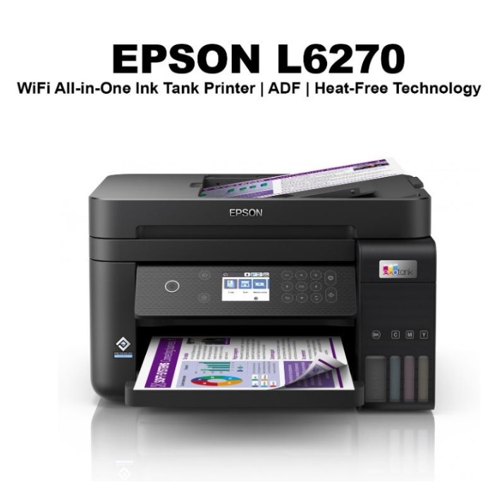 Epson EcoTank L6270 A4 Wi-Fi Duplex All-in-One Ink Tank Printer with ...