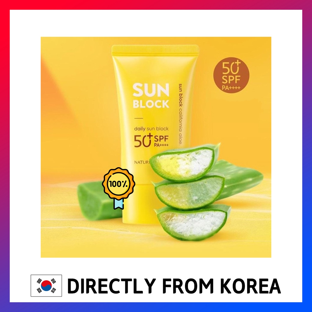 Nature Republic California Aloe Daily Sun Block SPF50+ PA++++ | Shopee ...