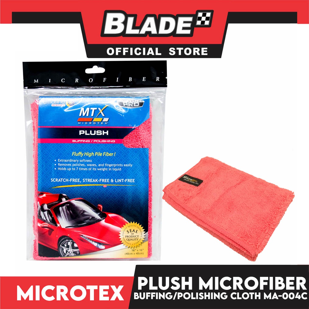 Microtex MA-004 Plush Buffing/Polishing Cloth (Pink) 16x16in. | Shopee ...