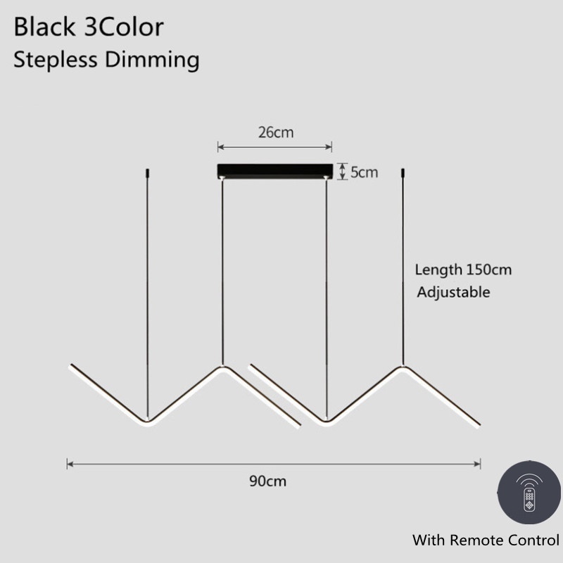 Chandelier for Dining Drop Light Pendant Light for Kitchen Bar Counter ...