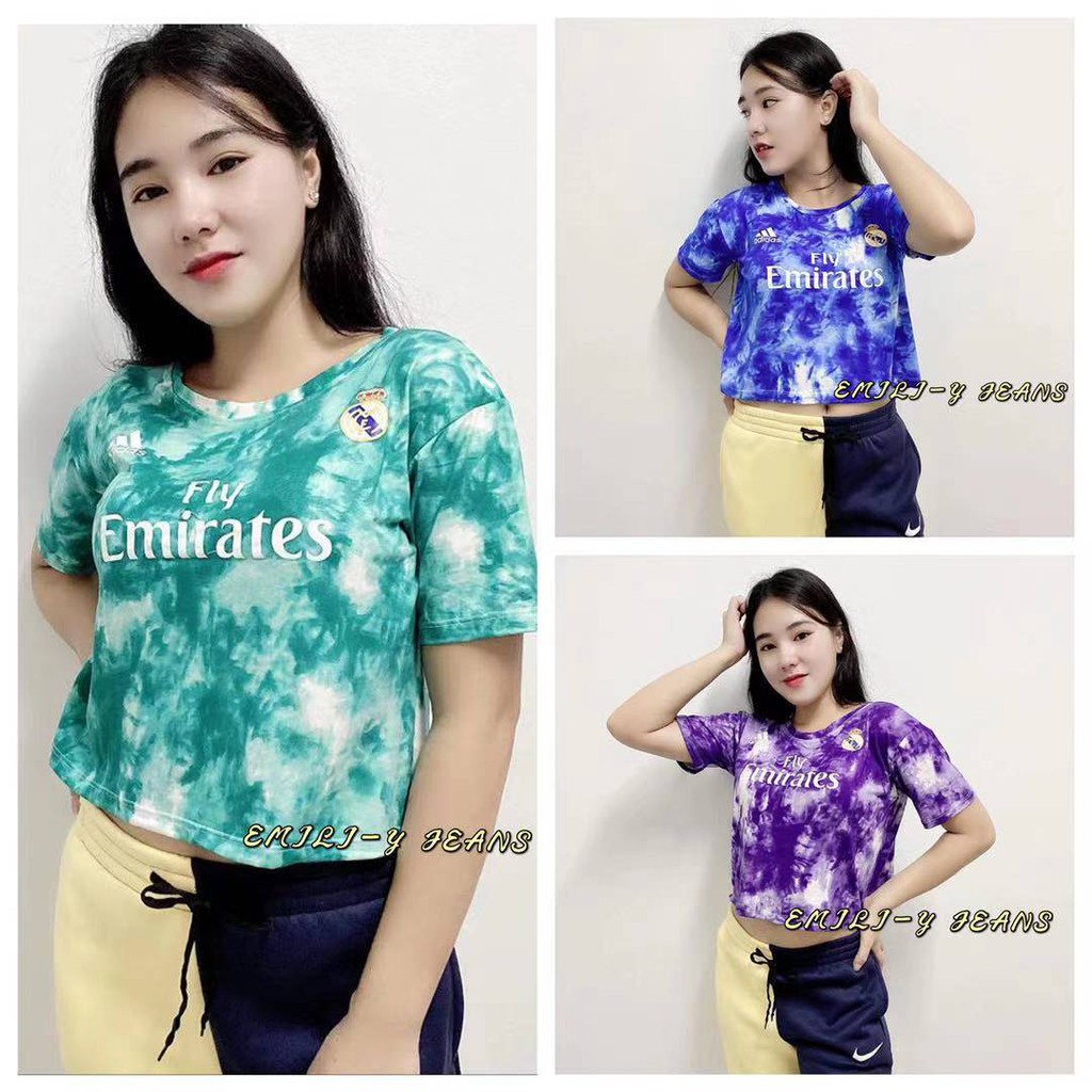 Fly Emirates Crop Top Tie Dye 10117 | Shopee Philippines