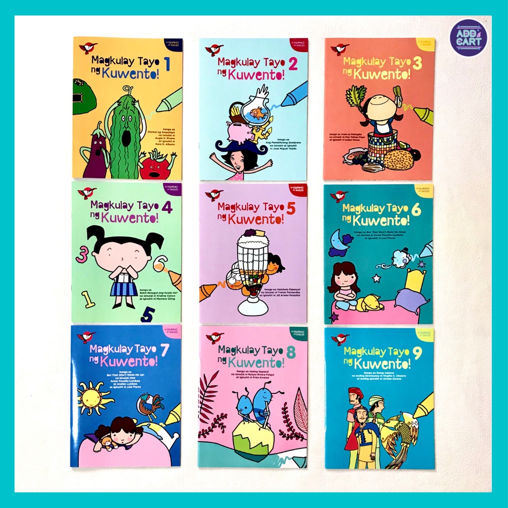 Coloring & Story book for kids & preschool / Coloring set / Magkulay ...