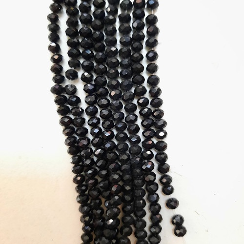 HITAM Czech Crystal Solid Black Color Twinkling 6mm | Shopee Philippines