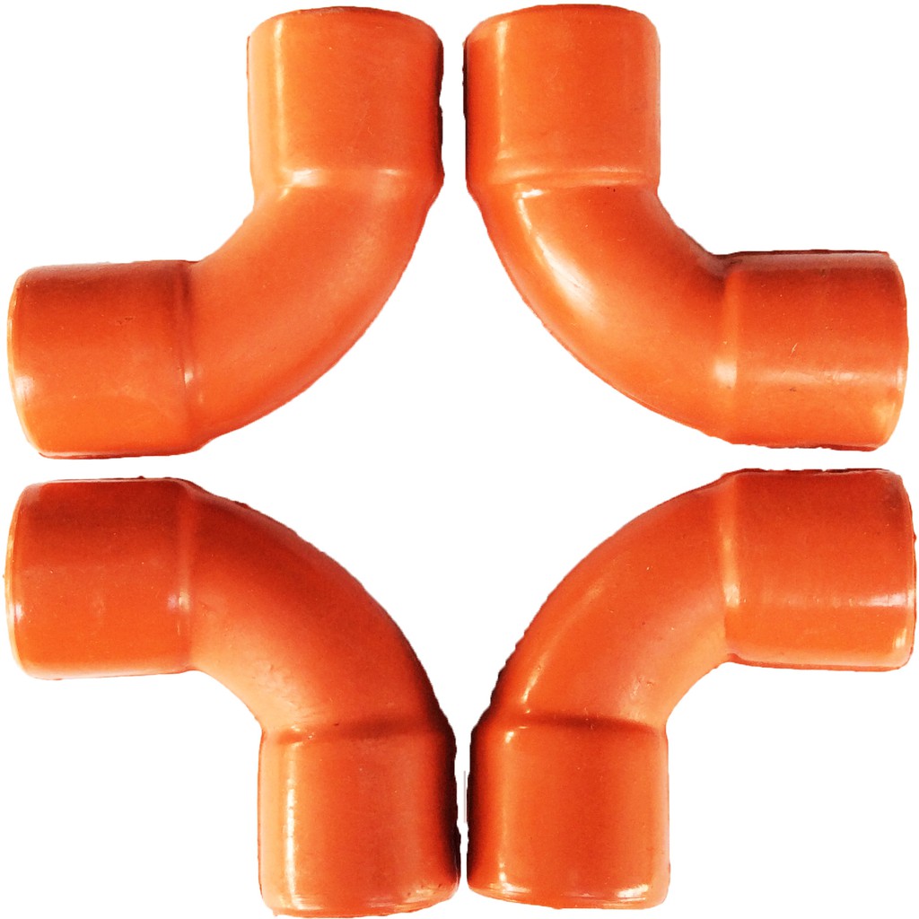 Rosco Electrical PVC Pipe Short Elbow 1/2, 3/4, 1 (Orange Conduit Elbow ...