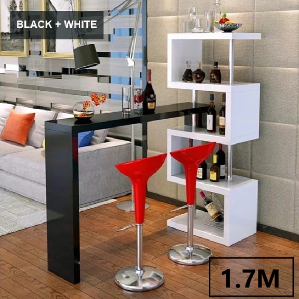Bar Rotating 360 Swivel Bar Counter Table Living Room Mini Bar Rotating ...