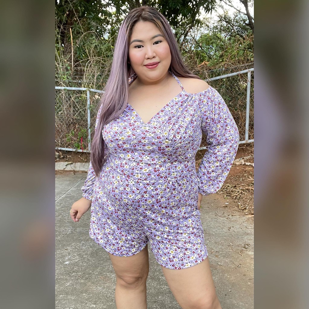 ALEXA plus size 3 WAY off shoulder romper fits xl-3xl | Shopee Philippines