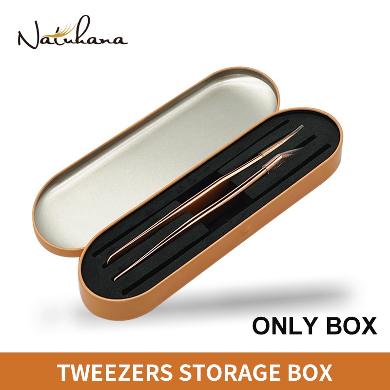 NATUHANA Professional Tweezer Storage Box for Eyelash Extension Tweezer ...