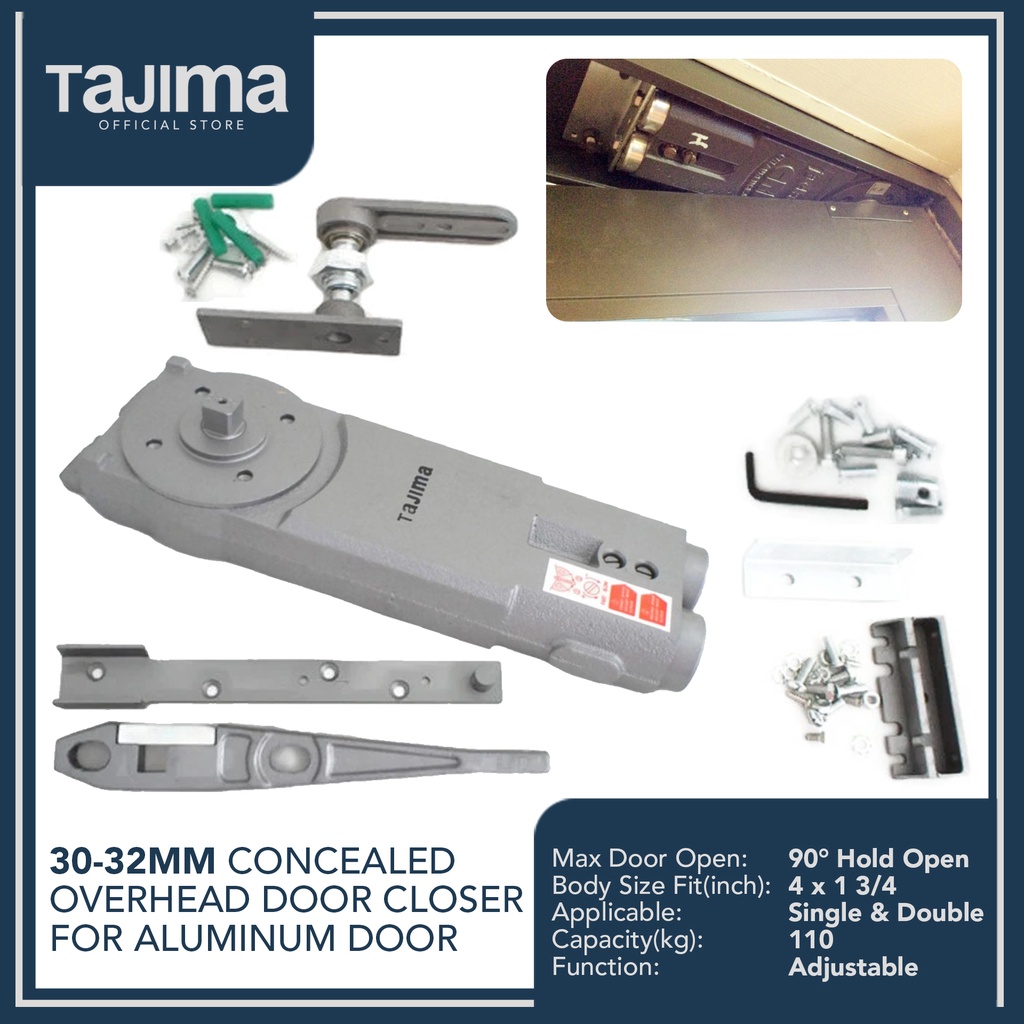 Tajima Transom Concealed Overhead Door Closer for Aluminum Door ...
