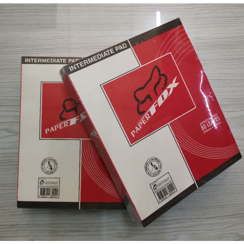 Paper Fox / P1 / XO Intermediate Pad Long Pad 80Leaves 10pad/Ream ...