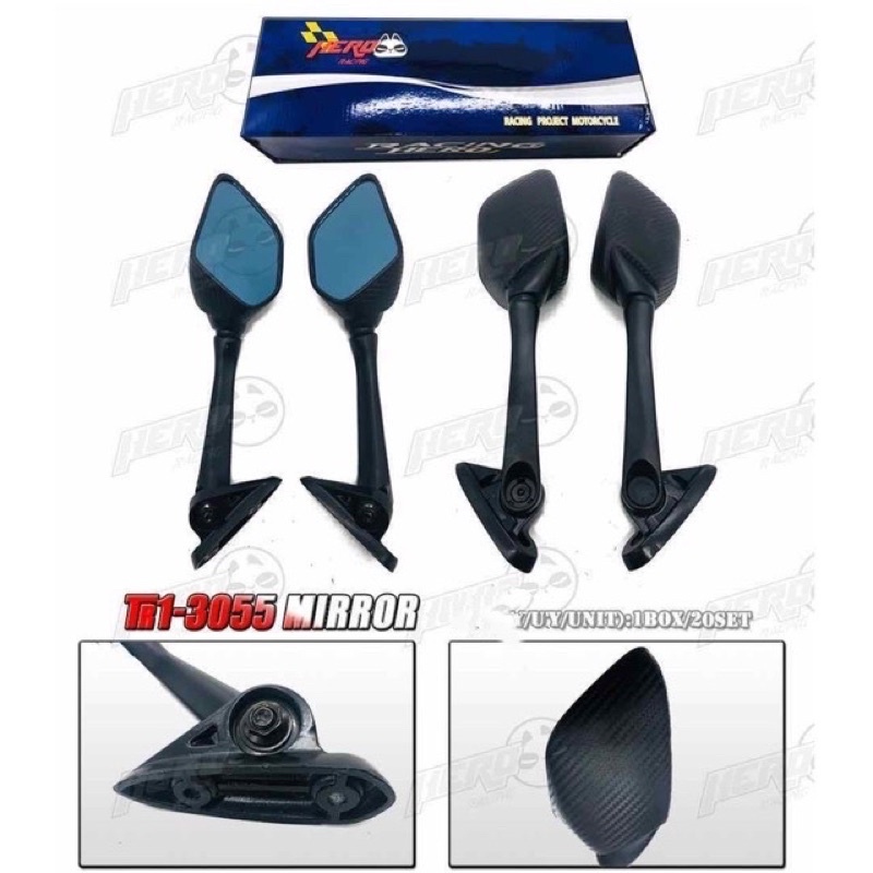 Motorcycle Side Mirror Nmax Long （Carbon） | Shopee Philippines