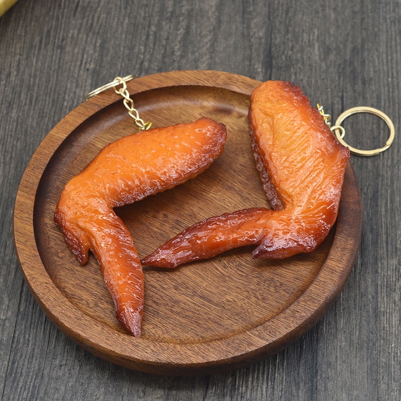 Chicken Wings Keychain Gift Keychains | Shopee Philippines