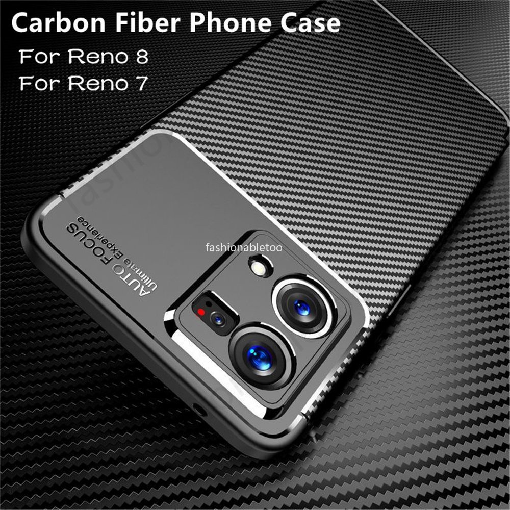 Carbon Fiber Phone Case For Oppo Reno 8 9 pro plus 8pro+ 8proplus 7pro ...