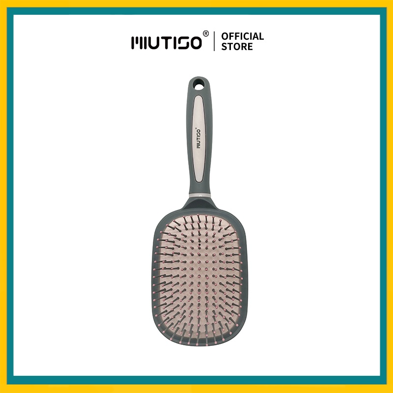 Miutiso Rectangle Hair Paddle Brush (Yellow) | Shopee Philippines