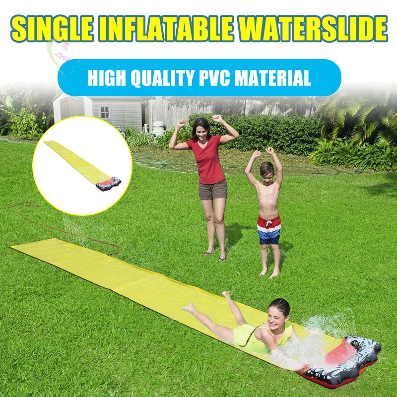 LE Water Slide Pool Inflatable Kids Water Slide Pool Water Slide Splash ...
