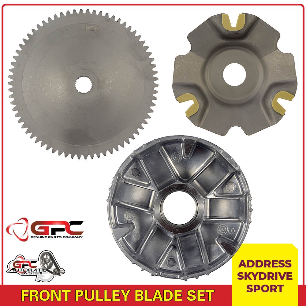 GPC CVT Front Pulley Blade SetSuzuki Address, Skydrive Sport, Skydrive ...