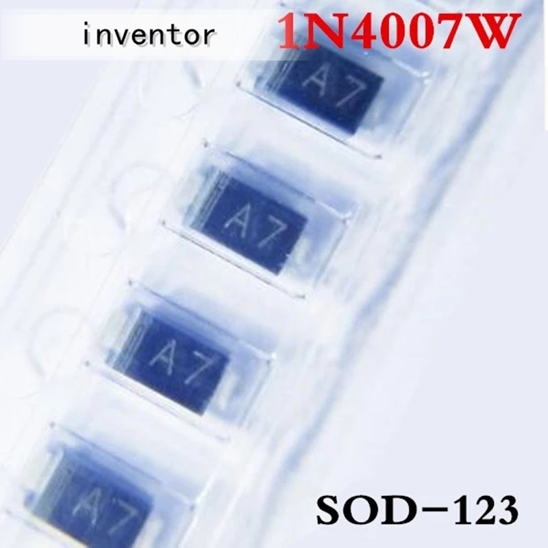(100pcs) 1N4007W A7 SOD-123FL 1206 SMD Schottky diode 1N4007 (Marking A7) | Shopee Philippines
