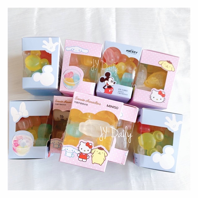 Disney Disney/Sanrio Straw Characters Reusable Ice Cube Disney/Sanrio ...