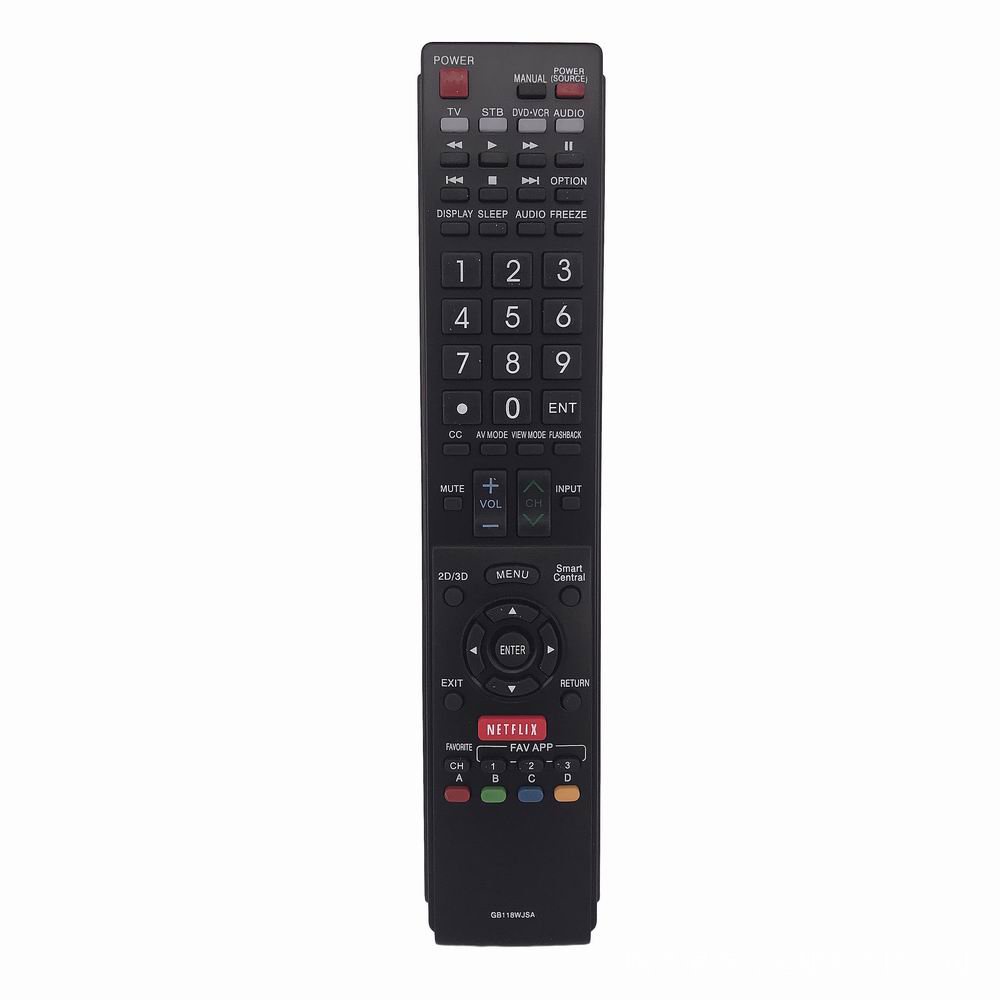 Replacement GB118WJSA Remote Control For SHARP LCD TV AQUOS TV 2D 3D ...