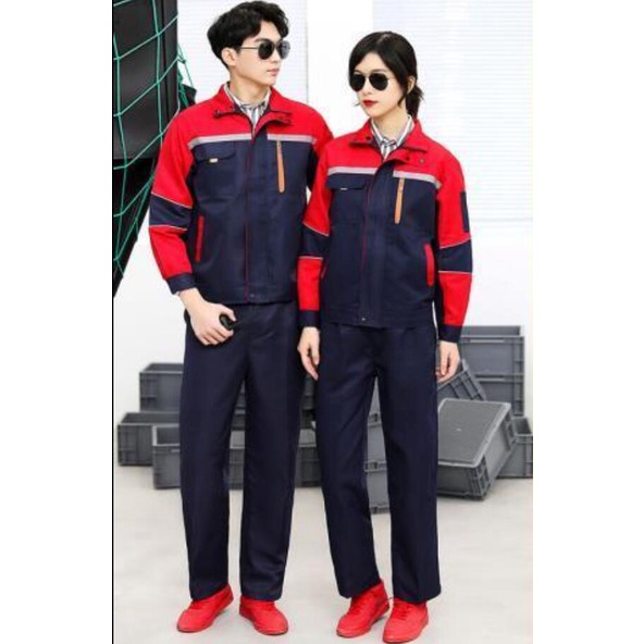 Sets Top + Pants PPE Safety Work Jacket Suits Workwear Labor ...