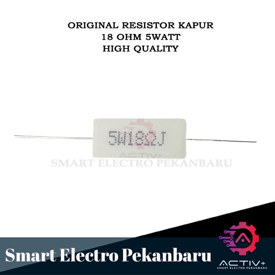 ORIGINAL RESISTOR 5 WATT 18 OHM RESISTOR CHALK 5WATT 18 OHM RESISTOR ...