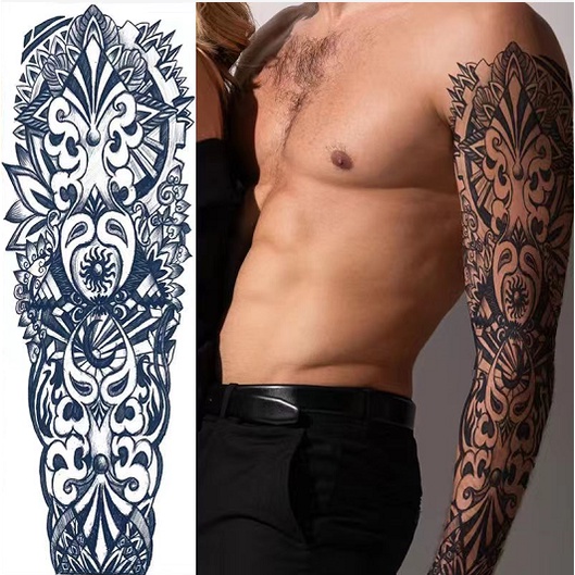High end full arm waterproof tattoo men's and women's general ...