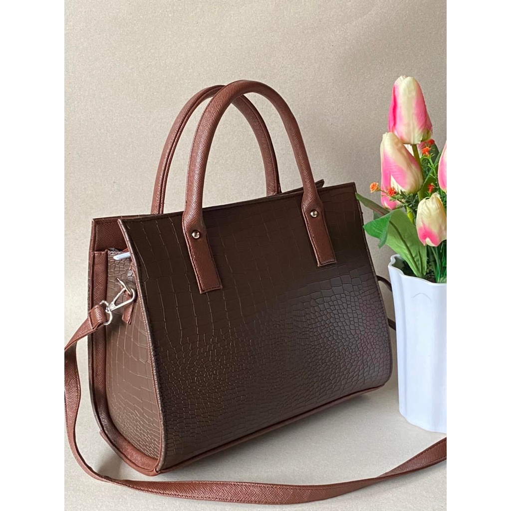 Marikina Bags Rachel Handbag Crossbody Sling bag in Croc Material ...