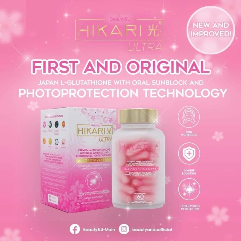 Hikari Ultra Premium Japan Glutathione | Shopee Philippines