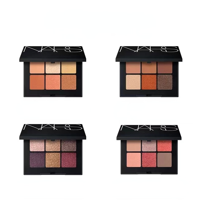 Nars Six-color Matte Eyeshadow Palette Pearlescent Matte Delicate Glitter Earth Color Eyeshadow ...