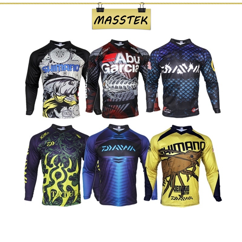 MASSTEK @Johor Fishing Jersey Ikan Memancing Lengan Panjang Fishing ...