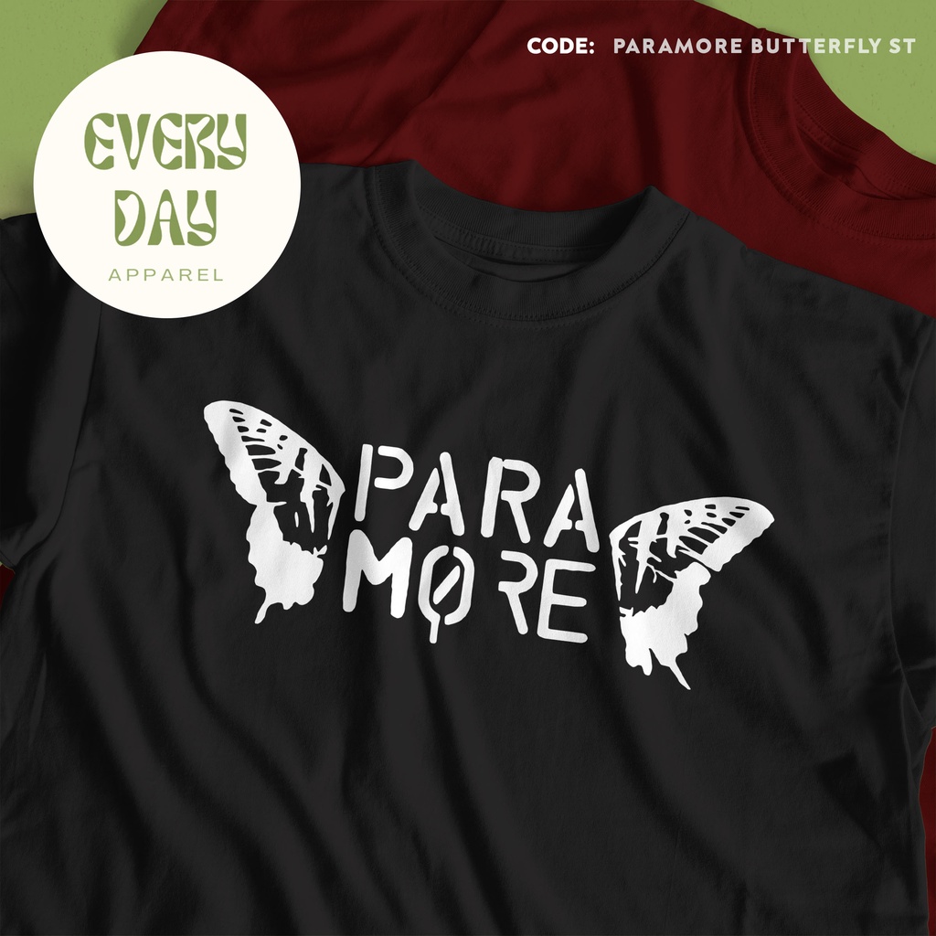 Paramore Butterfly ST | Everyday Apparel T-Shirt | Shopee Philippines