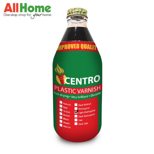 CENTRO Plastic Varnish S-Wrap Light Mahogany 350cc | Shopee Philippines